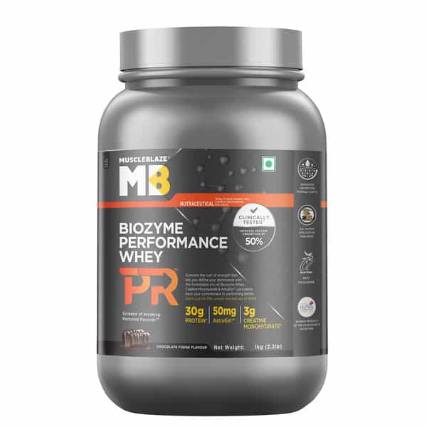 Buy MUSCLEBLAZE BIOZYME PERFORMANCE WHEY PROTEIN PR WITH CREATINE ...
