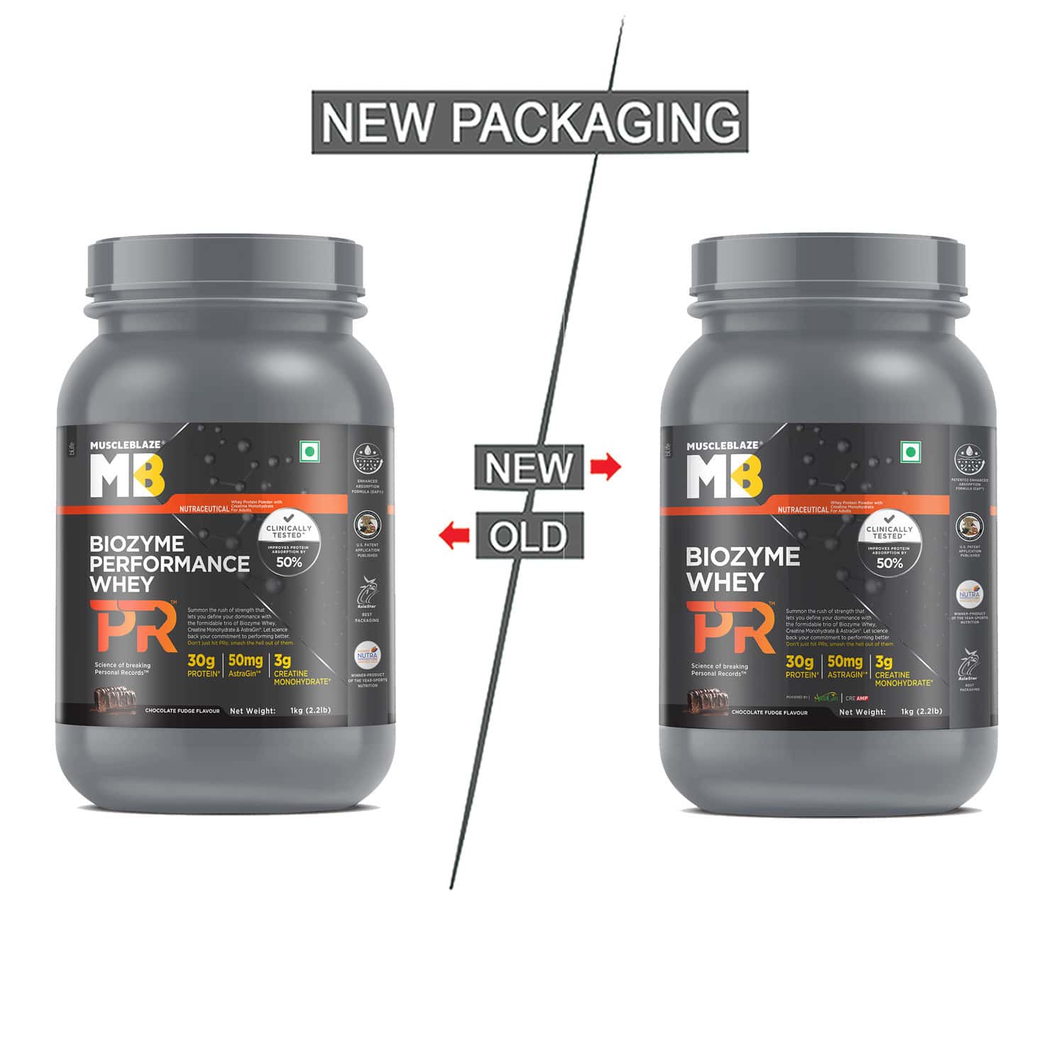 Buy MUSCLEBLAZE BIOZYME WHEY PROTEIN PR WITH 30G PROTEIN, 3G CREATINE ...