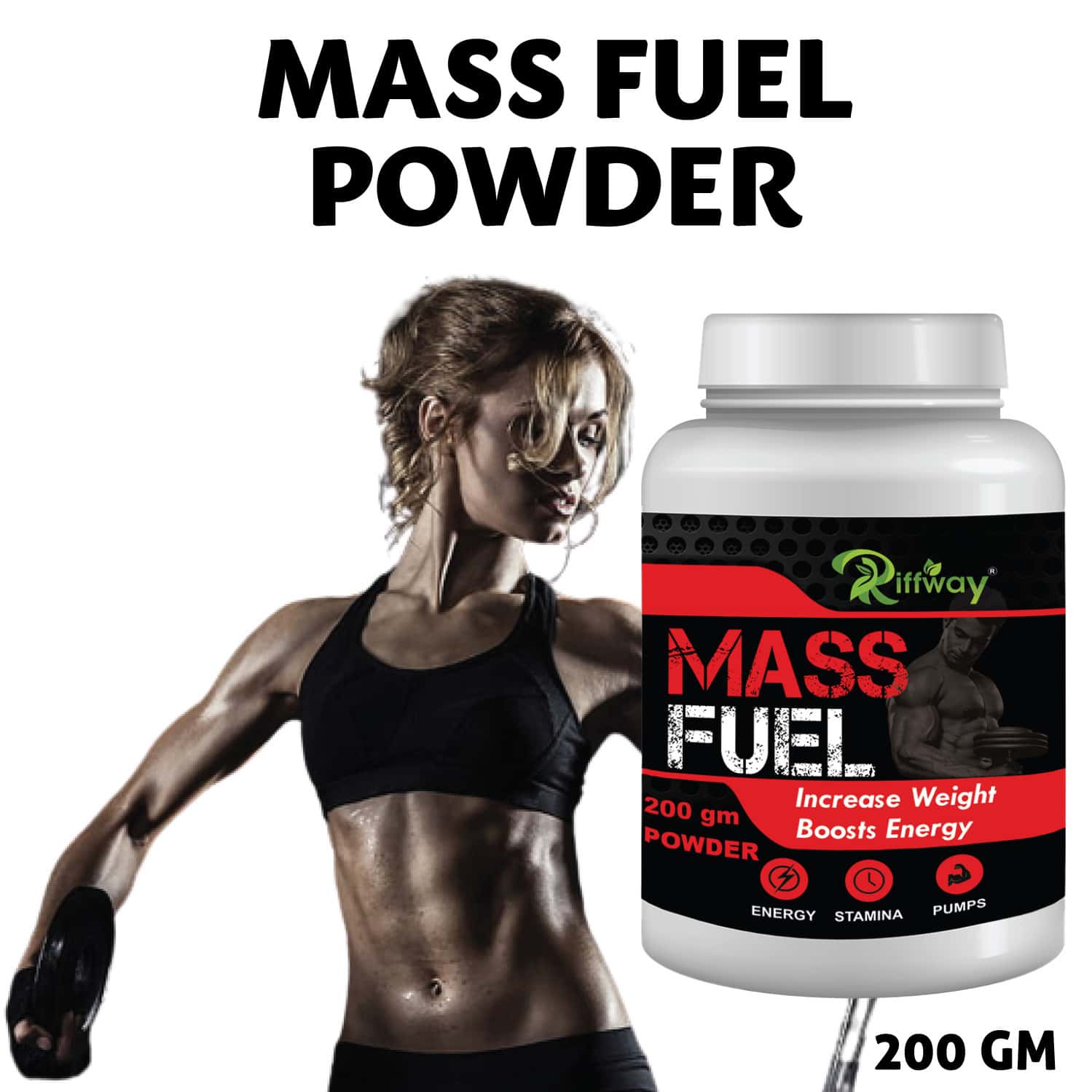 Buy RIFFWAY MASS FUEL WEIGHT GAIN POWDER (2X200GM) Online & Get Upto 60 ...