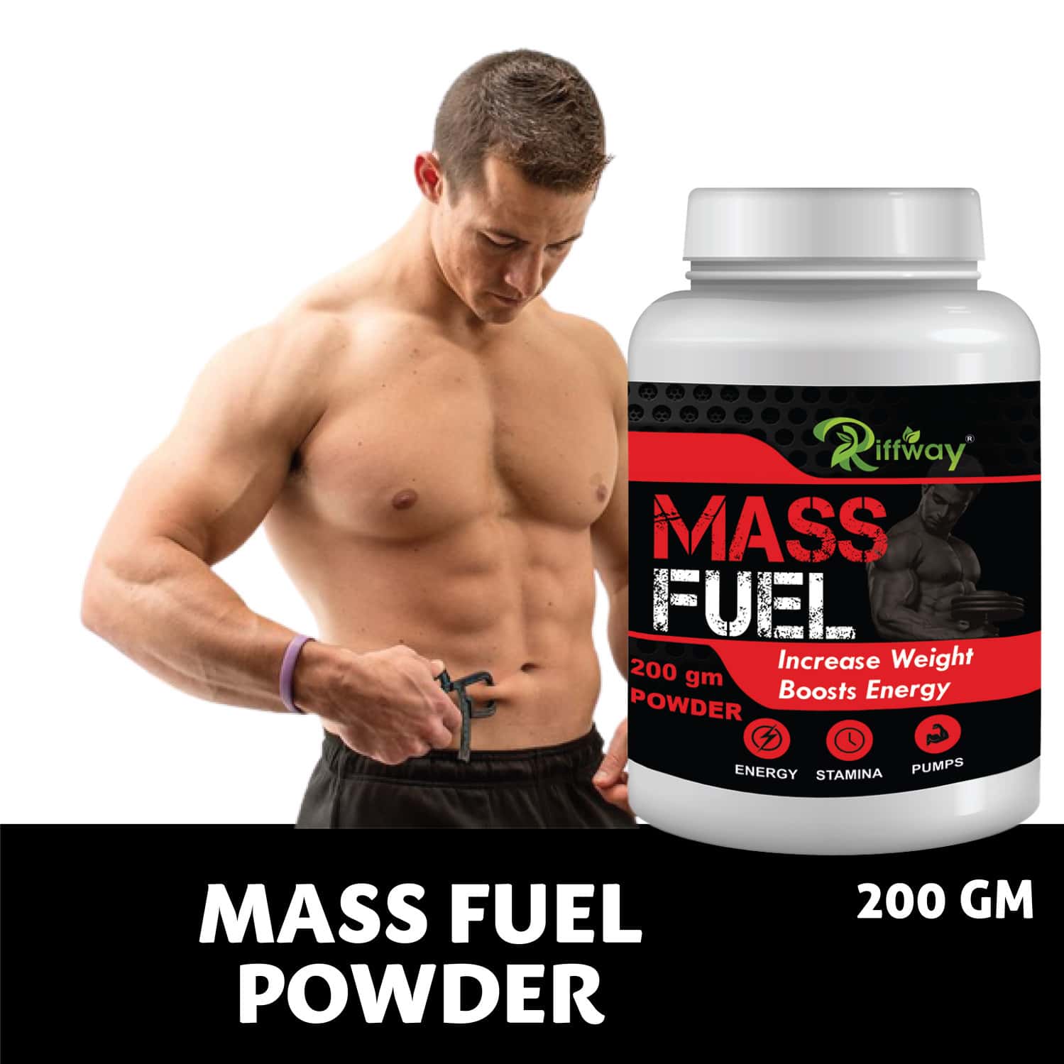 Buy RIFFWAY MASS FUEL WEIGHT GAIN POWDER (2X200GM) Online & Get Upto 60 ...