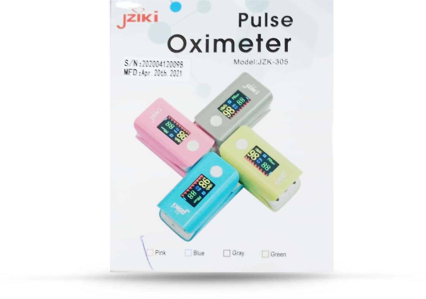 Buy JZIKI JZK-301 PULSE OXIMETER Online & Get Upto 60% OFF at PharmEasy