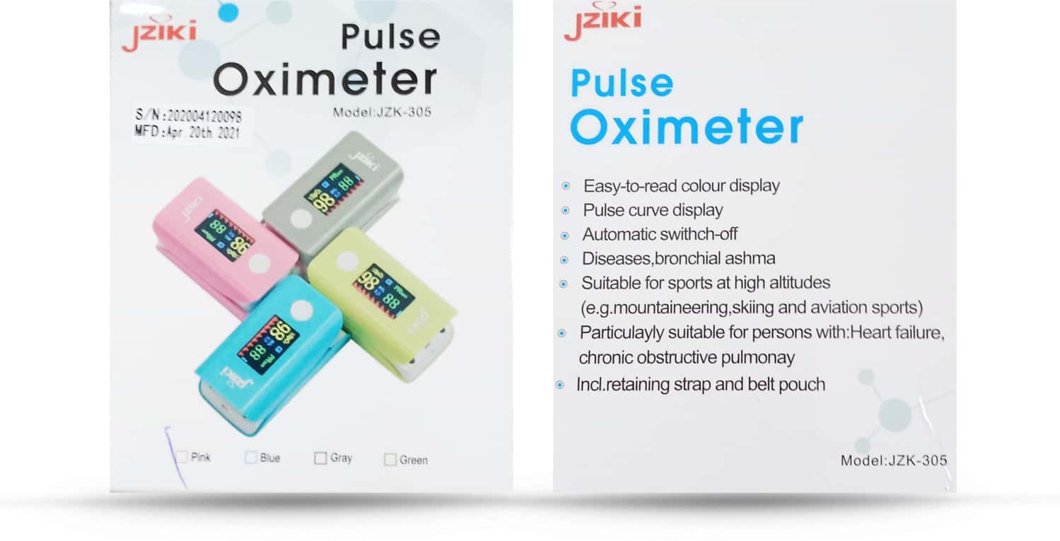 Buy JZIKI JZK-305 PULSE OXIMETER Online & Get Upto 60% OFF at PharmEasy