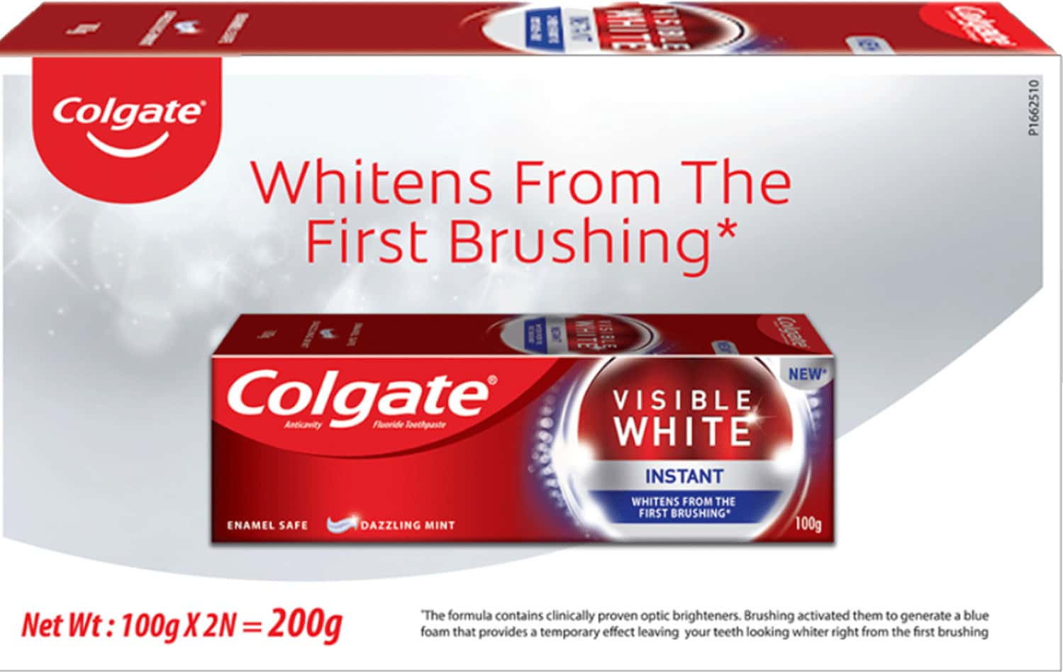 Buy COLGATE VISIBLE WHITE INSTANT TOOTHPASTE - 200GM Online & Get Upto ...