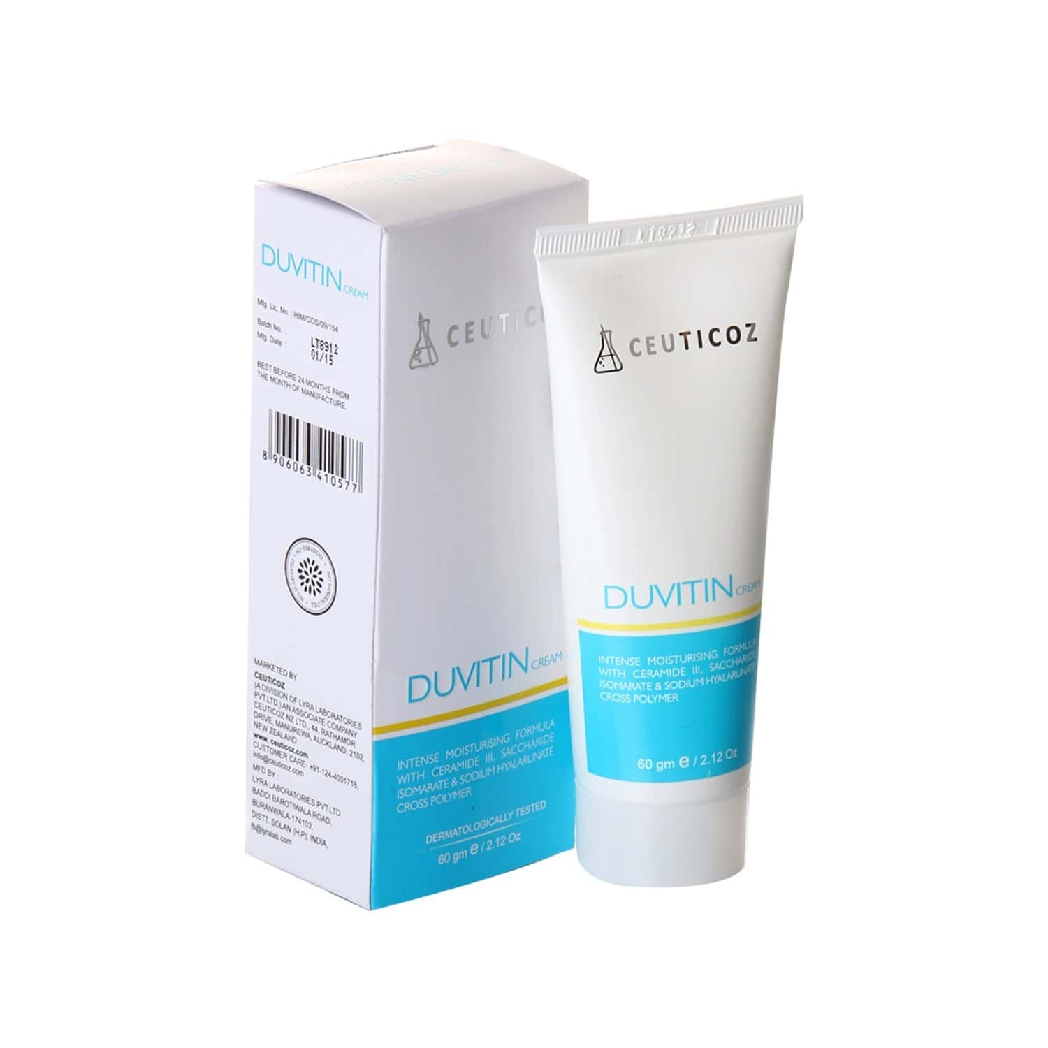 Buy Ceuticoz Duvitin Moisturing Cream - 100 Gm Online & Get Upto 60% ...