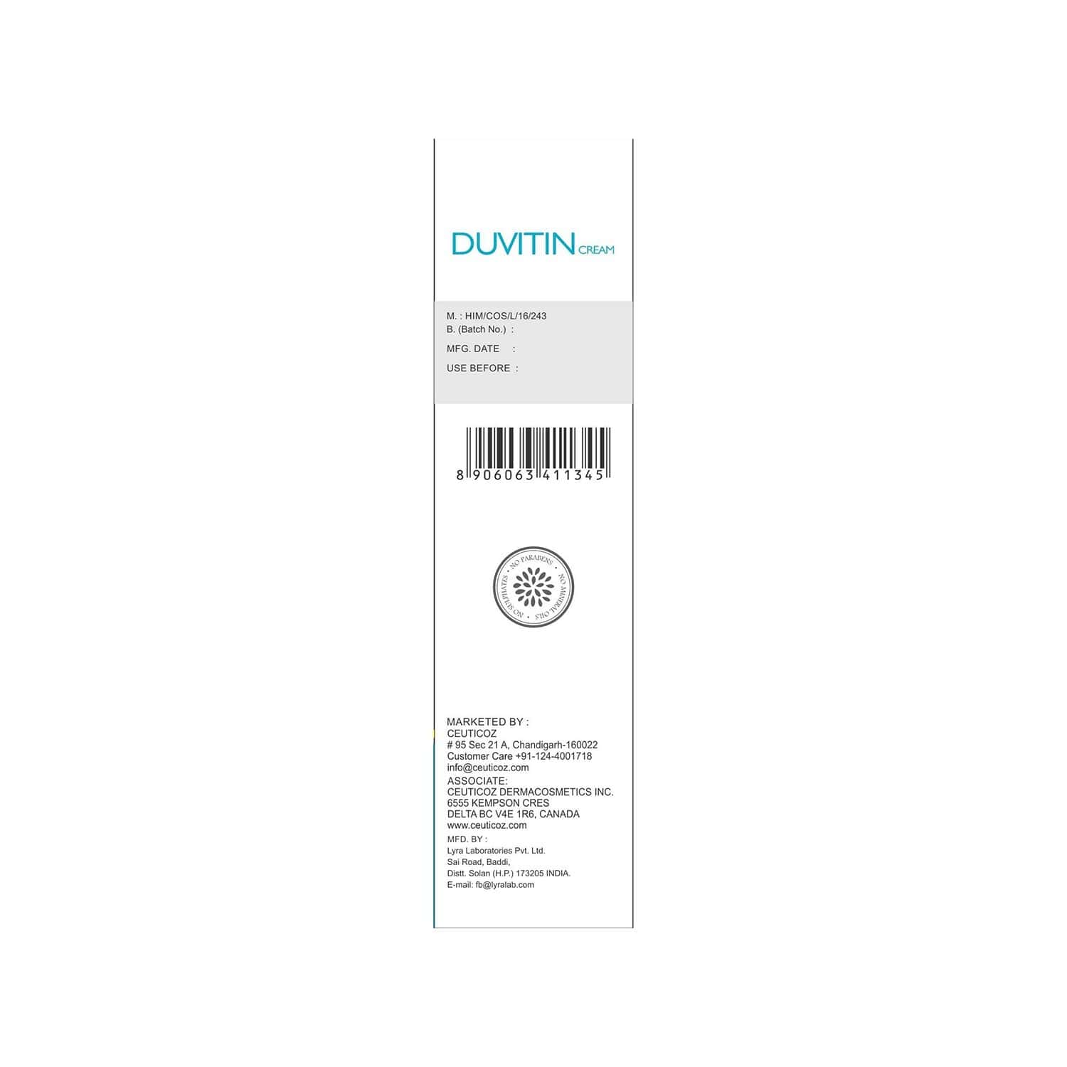 Buy Ceuticoz Duvitin Moisturing Cream - 100 Gm Online & Get Upto 60% ...