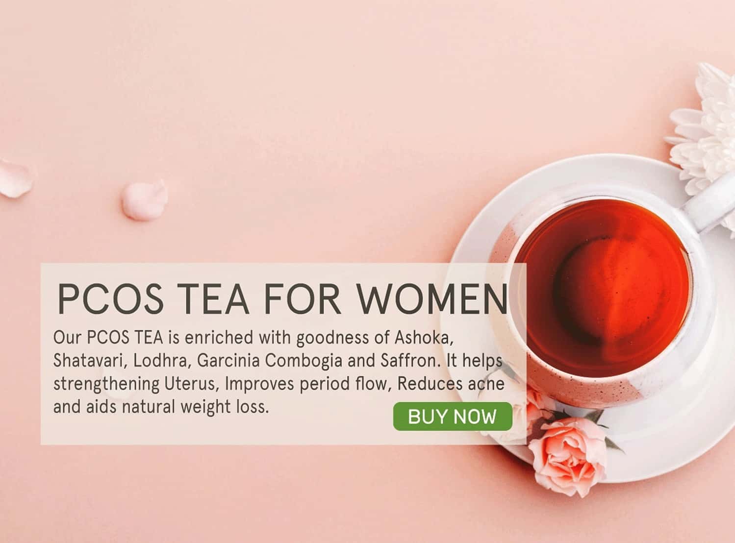 Buy NAMHYA PCOS TEA 100G POUCH Online & Get Upto 60% OFF at PharmEasy