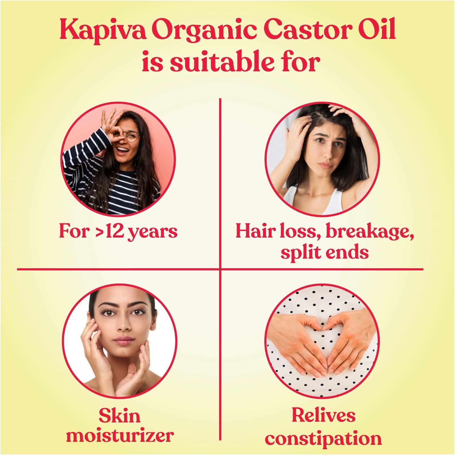 Buy KAPIVA ORGANIC CASTOR COLD PRESSED OIL | CERTIFIED ORGANIC | MADE ...