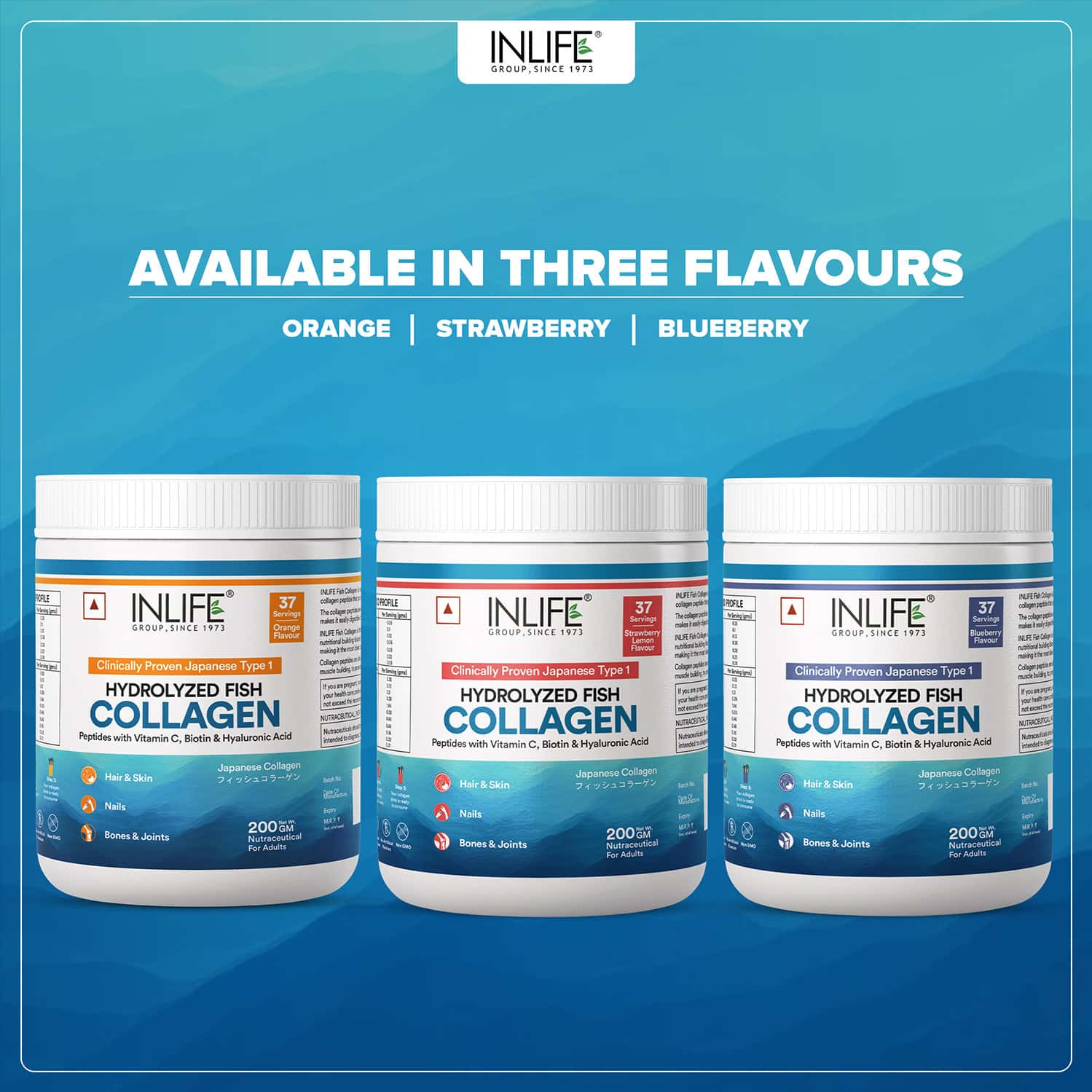 Buy INLIFE JAPANESE MARINE COLLAGEN SUPPLEMENTS FOR WOMEN & MEN (ORANGE ...