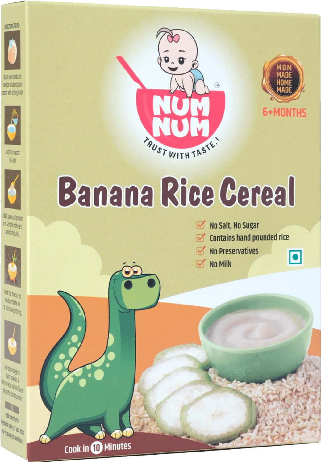 Buy NUM NUM BANANA RICE CEREAL - 200GM Online & Get Upto 60% OFF at ...