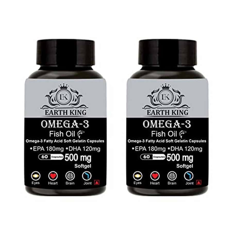 Buy INLIFE FISH OIL CAPSULES OMEGA 3, 1000MG | 180MG EPA & 120MG DHA ...