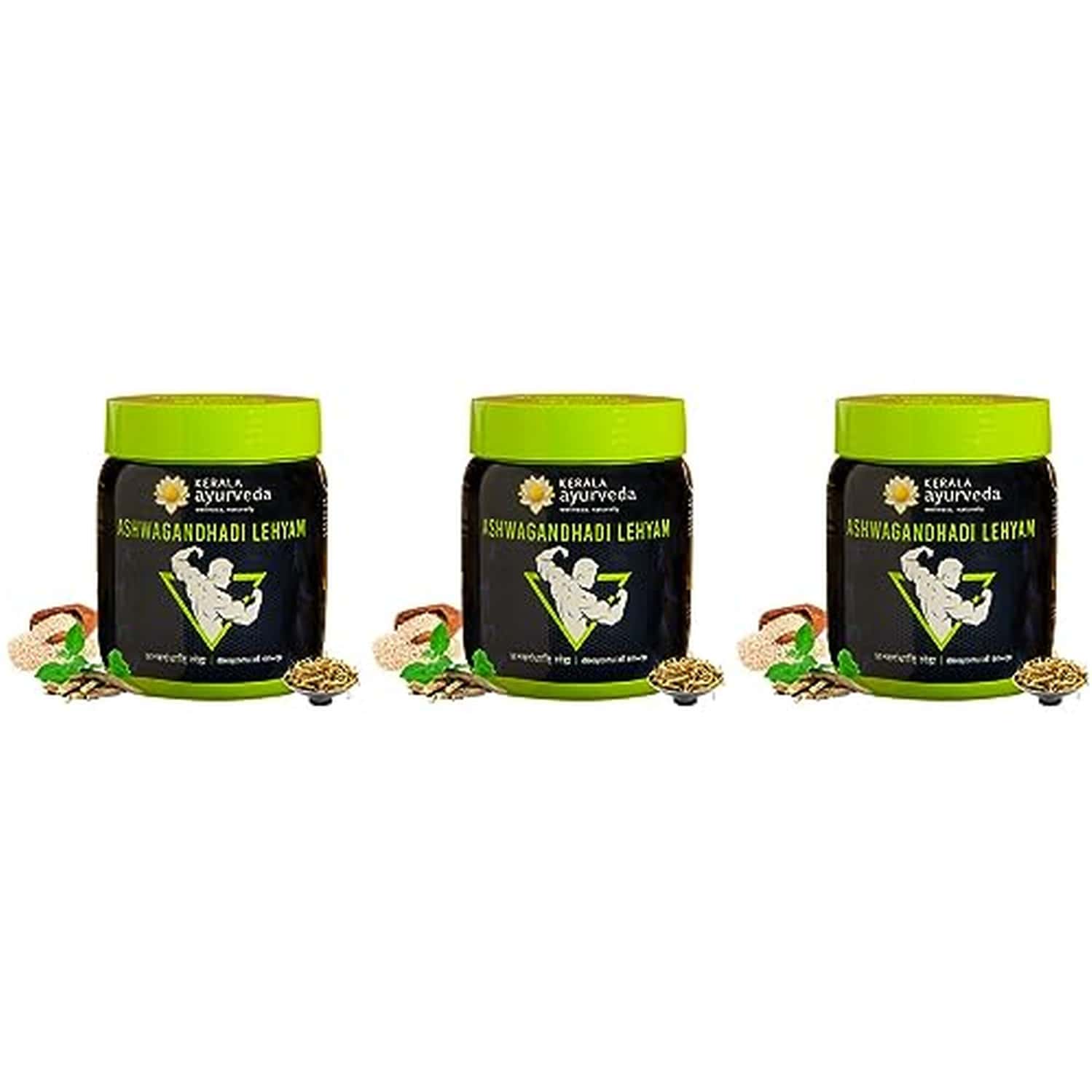 Buy KERALA AYURVEDA ASWAGANDHADI LEHYAM 500GM X PACK OF 3 Online & Get ...