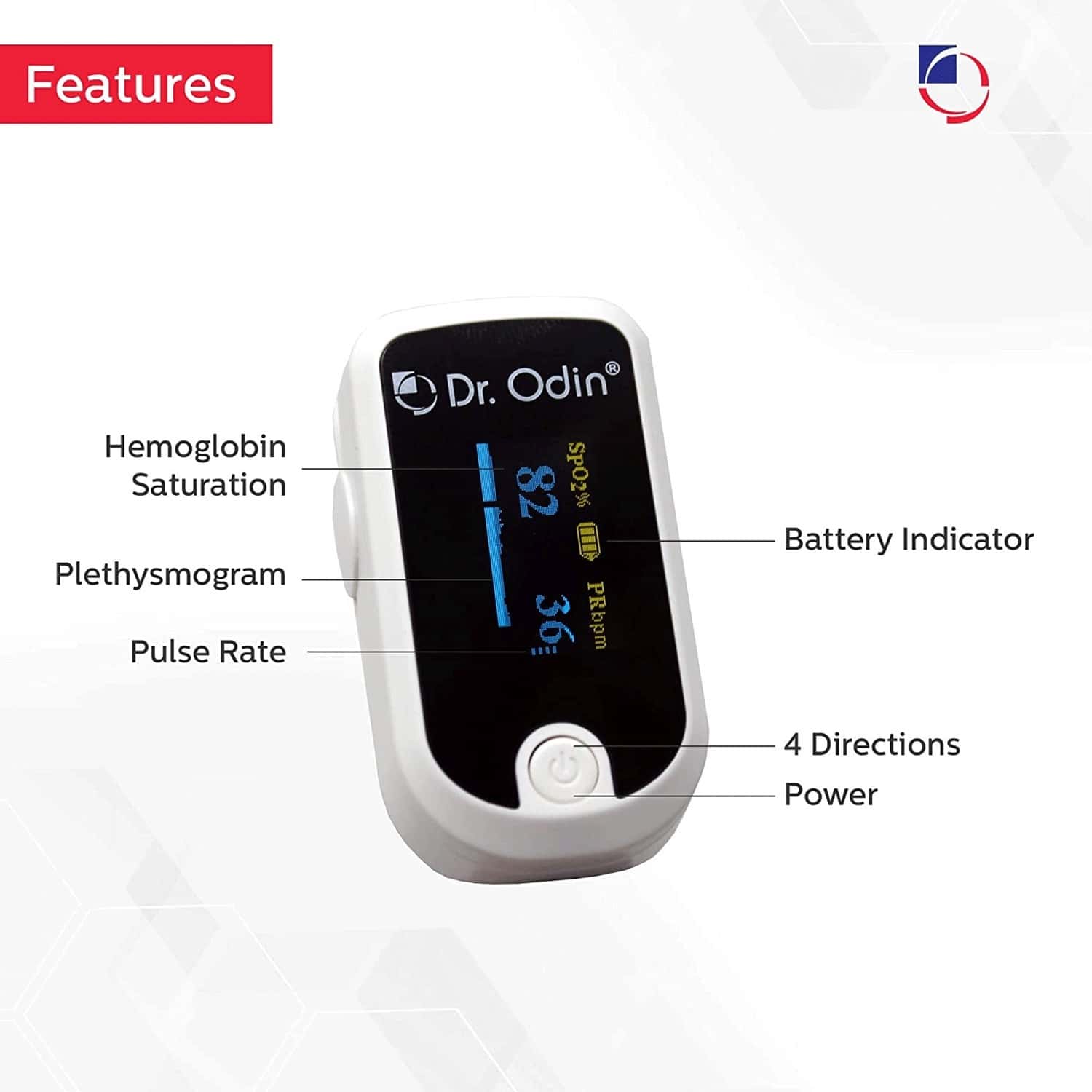 Buy DR. ODIN PULSE OXIMETER FINGERTRIP-FS20 Online & Get Upto 60% OFF at PharmEasy