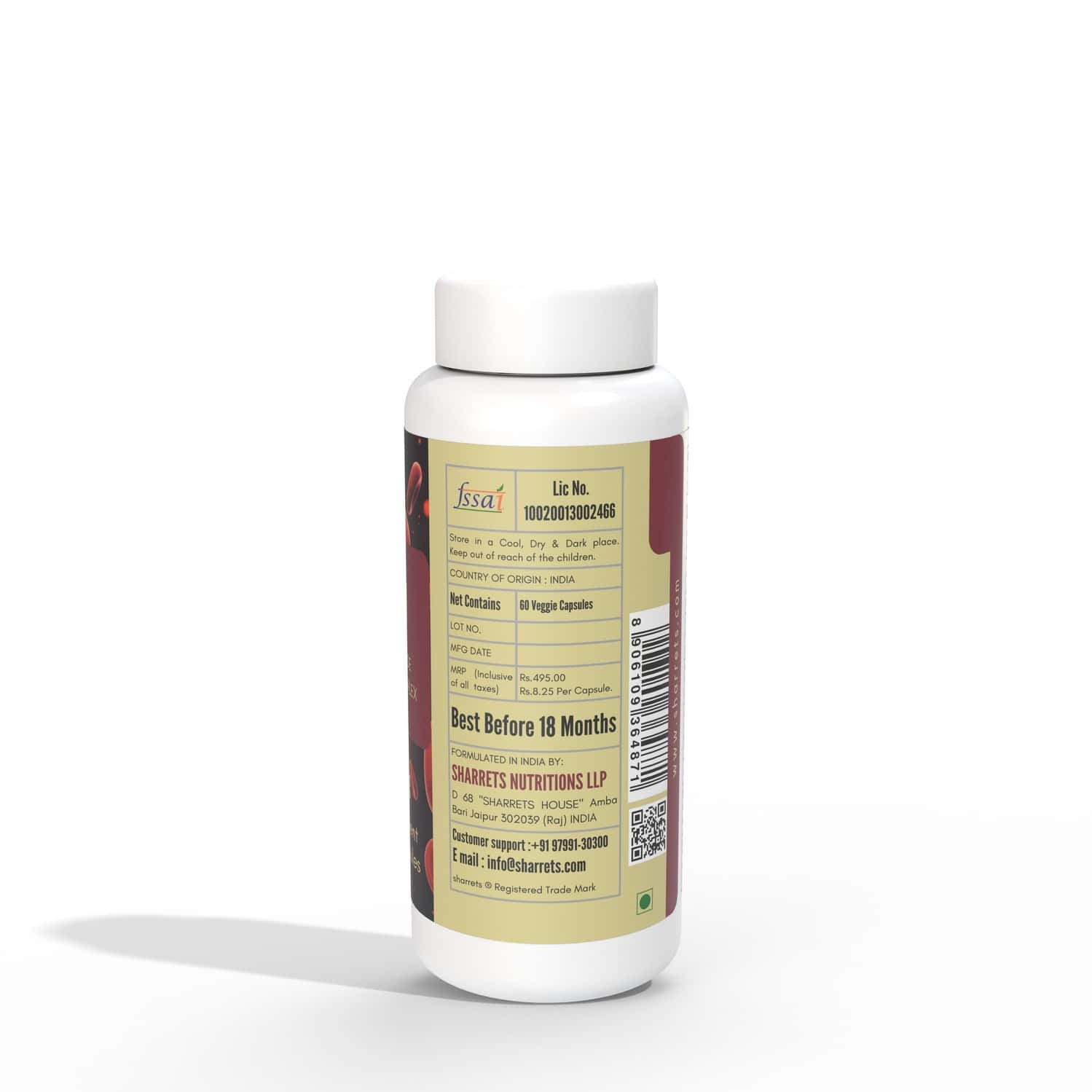 Buy SHARRETS IRON (III) HYDROXIDE POLYMALTOSE SUPPLEMENT, 60 CAPSULES ...