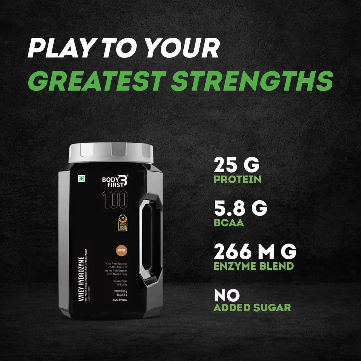 Buy BODYFIRST WHEY HYDROZYME - WHEY PROTEIN ISOLATE & HYDROLYSATE WITH ...