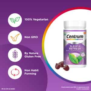 Buy CENTRUM SLEEP AND REFRESH GUMMIES, 30S 100% VEG WORLD'S 1 ...