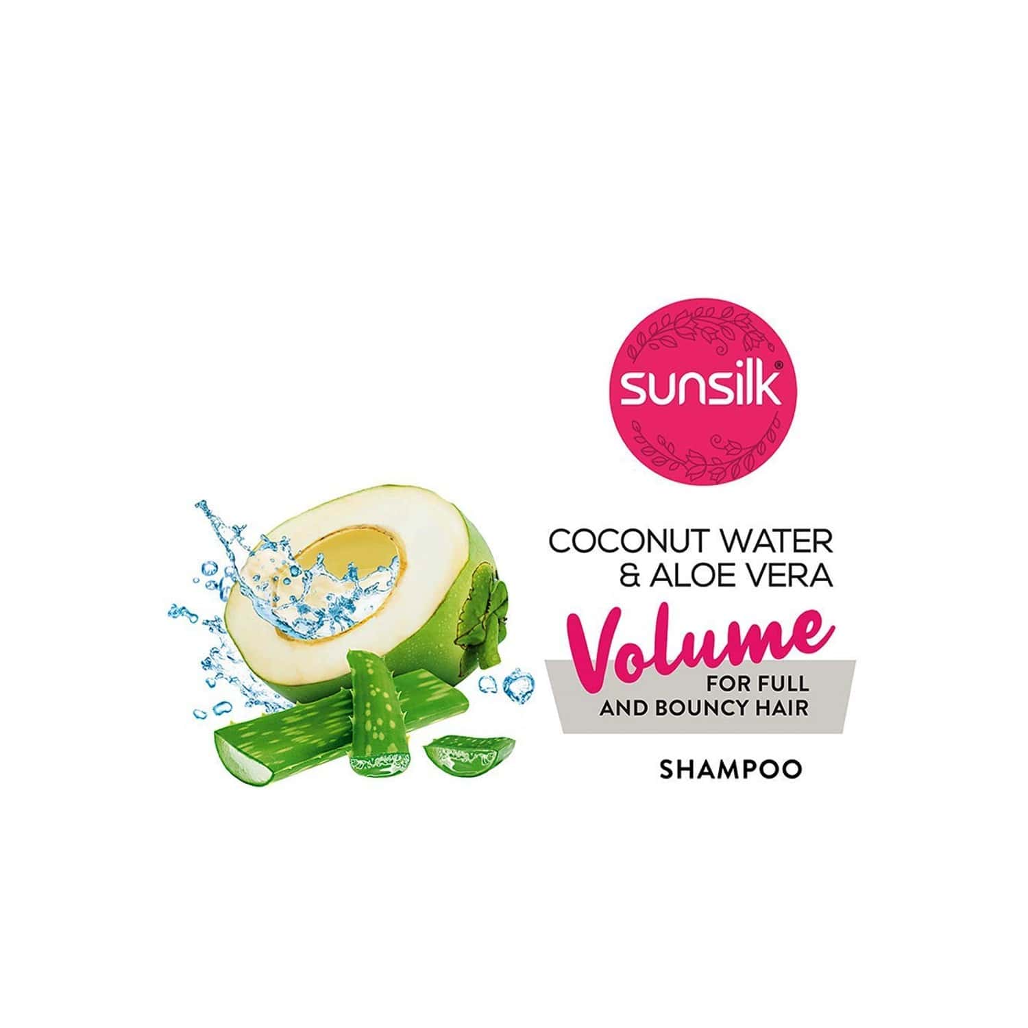 Buy SUNSILK COCONUT WATER & ALOE VERA VOLUME HAIR SHAMPOO - 370 ML ...