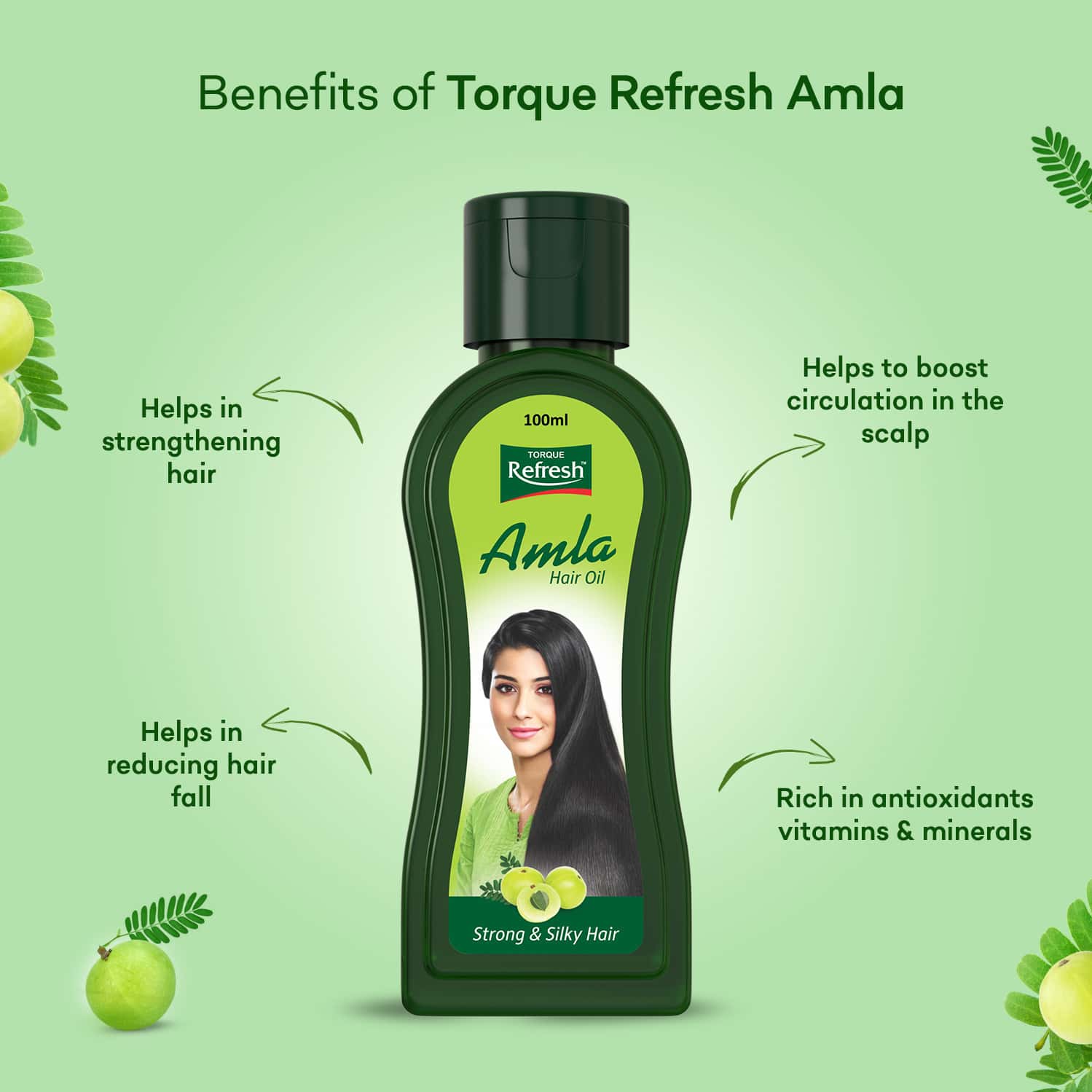 Buy REFRESH AMLA HAIR OIL 100ML PACK OF 4 Online & Get Upto 60% OFF at PharmEasy