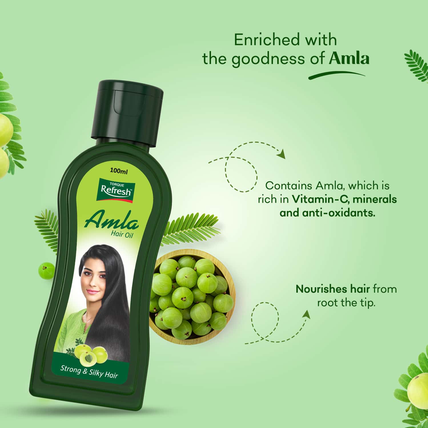 Buy REFRESH AMLA HAIR OIL 100ML PACK OF 4 Online & Get Upto 60% OFF at PharmEasy