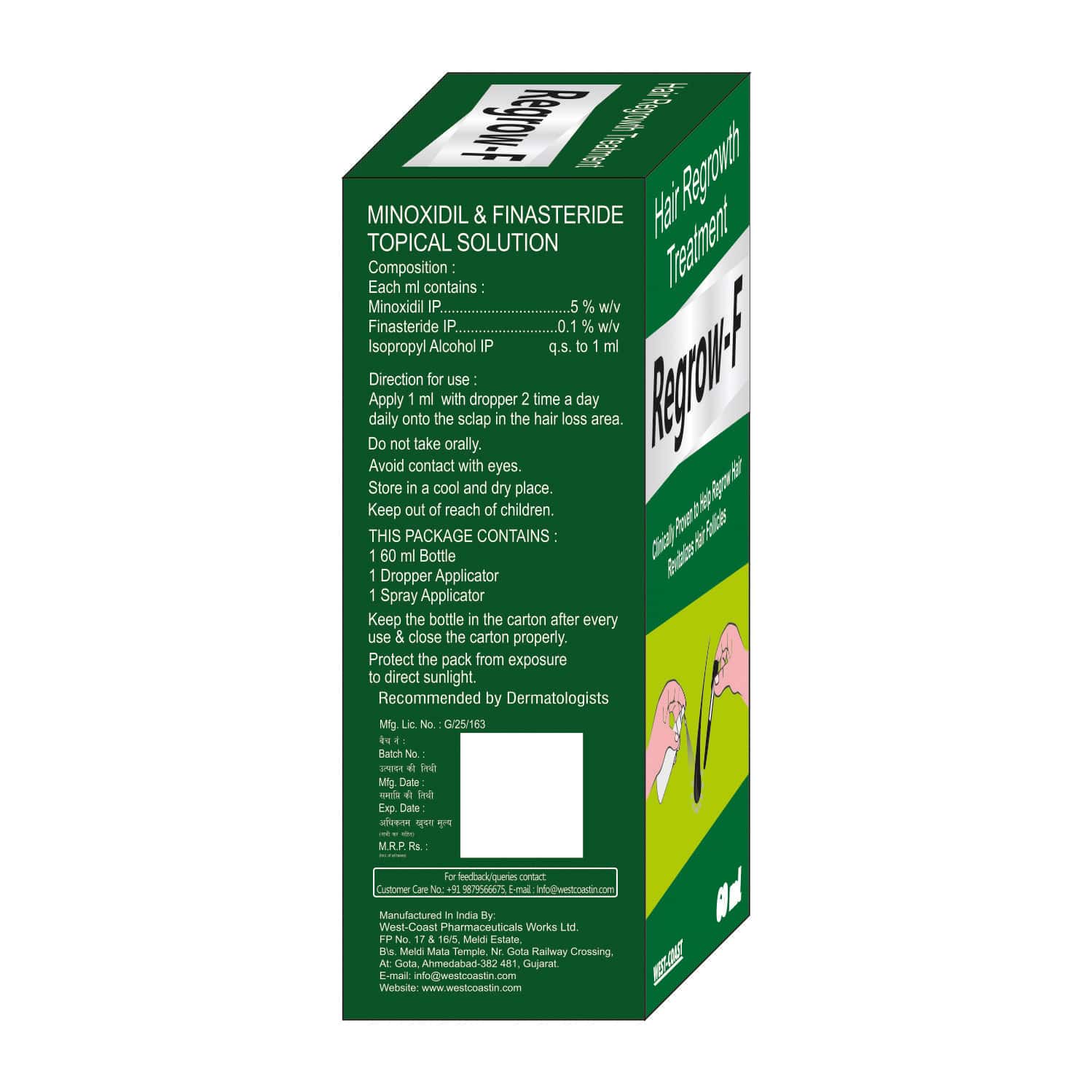 Buy WEST COAST REGROW F TOPICAL SOLUTION Online & Get Upto 60% OFF at ...