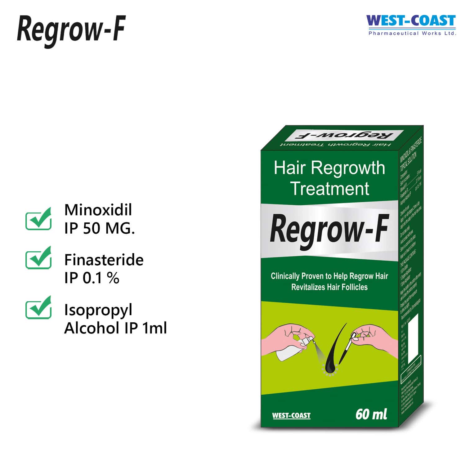Buy WEST COAST REGROW F TOPICAL SOLUTION Online & Get Upto 60% OFF at ...