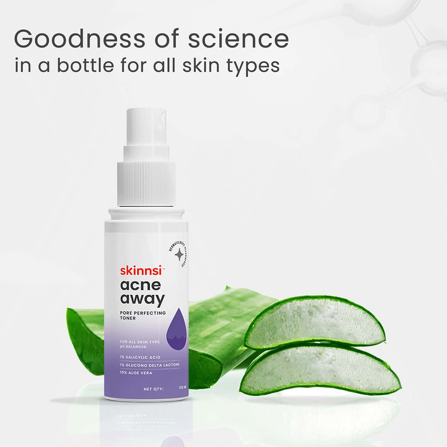 Buy SKINNSI ACNE AWAY PORE PERFECTING TONER 100 ML Online & Get Upto 60 ...