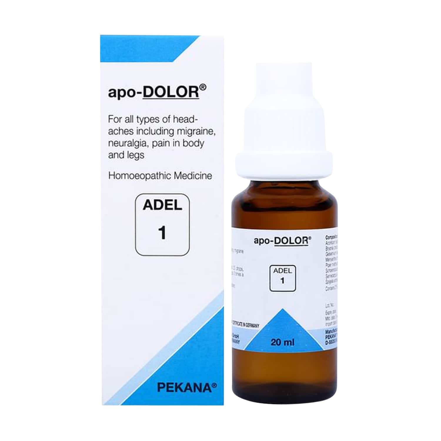 Buy ADEL 1 APO DOLOR DROPS 20 ML Online & Get Upto 60% OFF at PharmEasy
