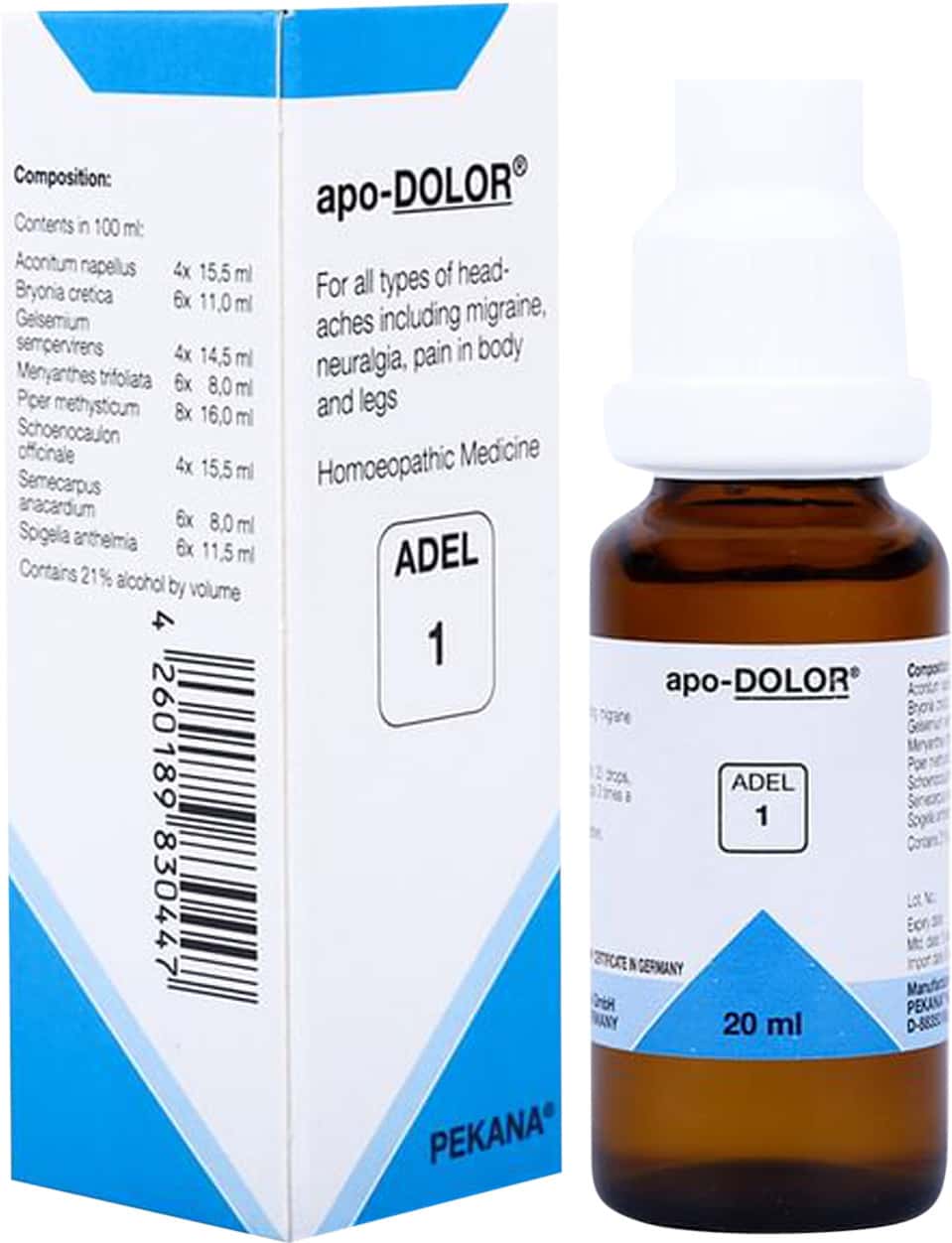 Buy ADEL 1 APO DOLOR DROPS 20 ML Online & Get Upto 60% OFF at PharmEasy
