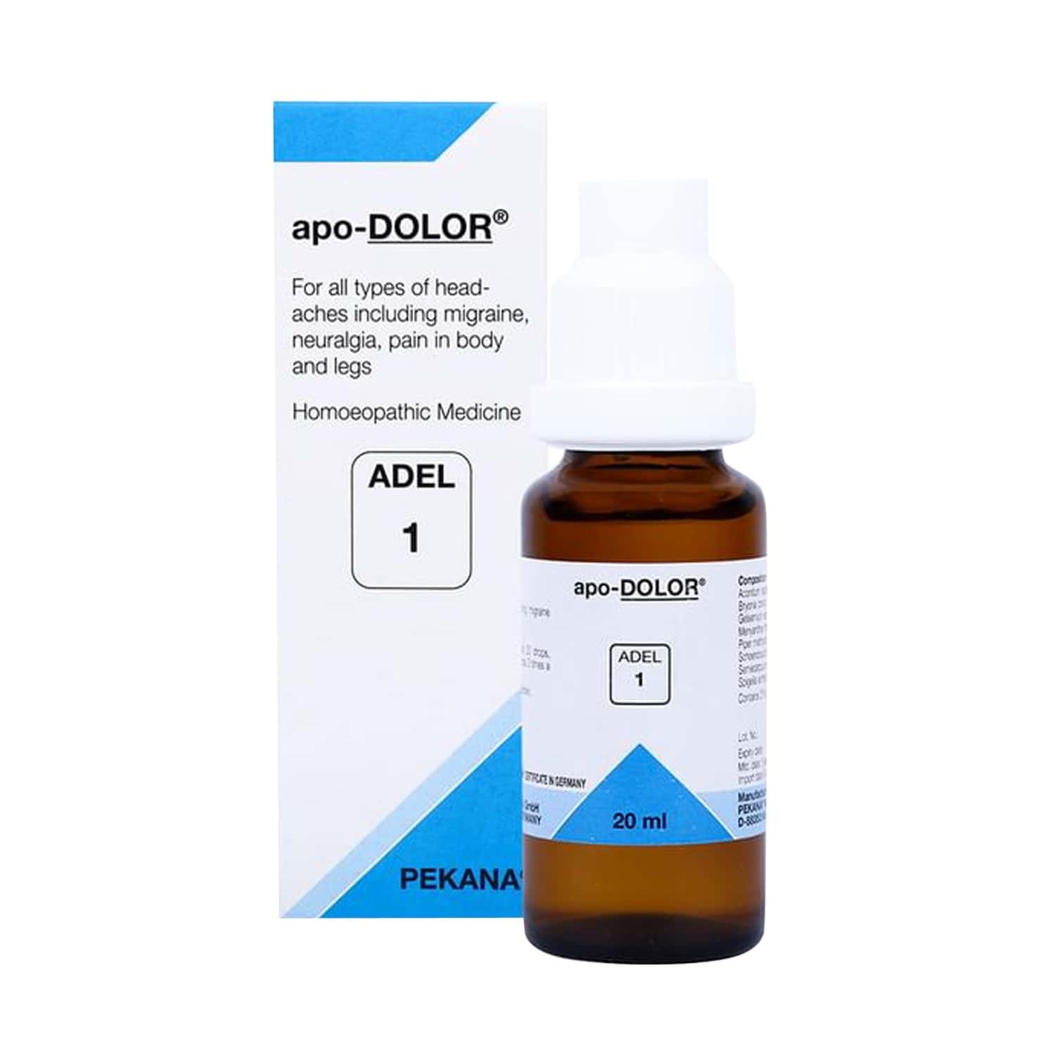 Buy ADEL 1 APO DOLOR DROPS 20 ML Online & Get Upto 60% OFF at PharmEasy