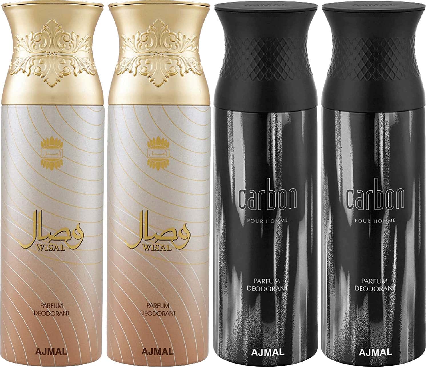 Buy AJMAL WISAL DEODORANT SPRAY - FOR WOMEN (200 ML, PACK OF 4) Online ...