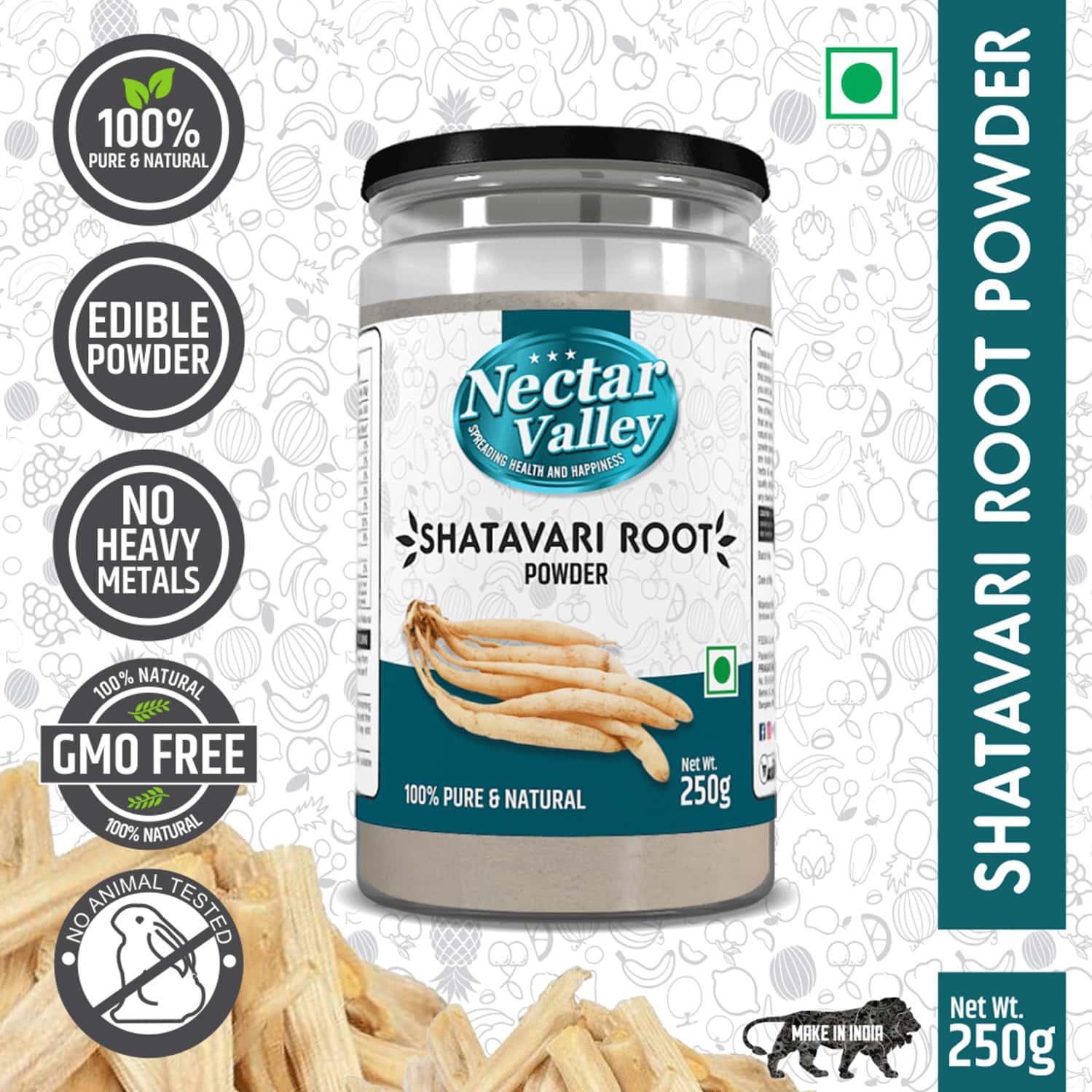 Buy NECTAR VALLEY SHATAVARI ROOT POWDER | 100% EDIBLE, PURE & NATURAL ...