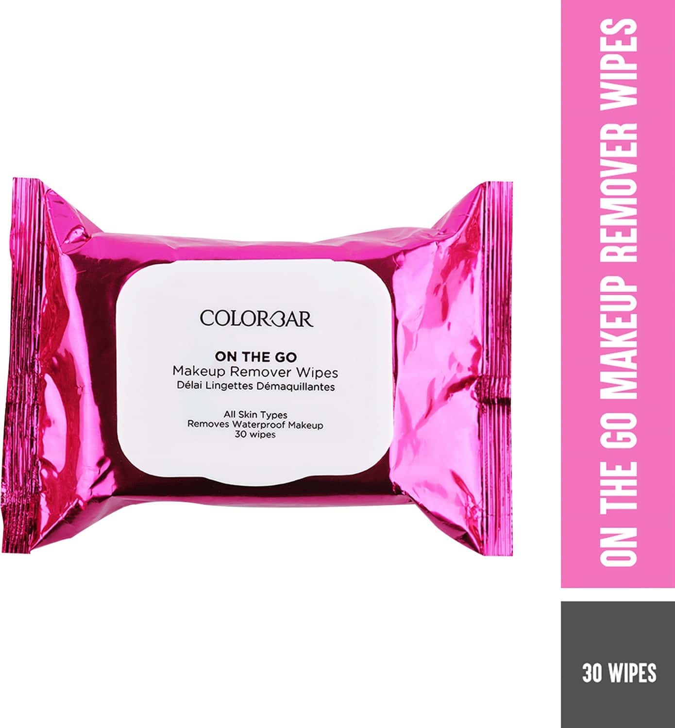 Buy COLORBAR ON THE GO MAKEUP REMOVER WIPES - 30 UNITS Online & Get ...