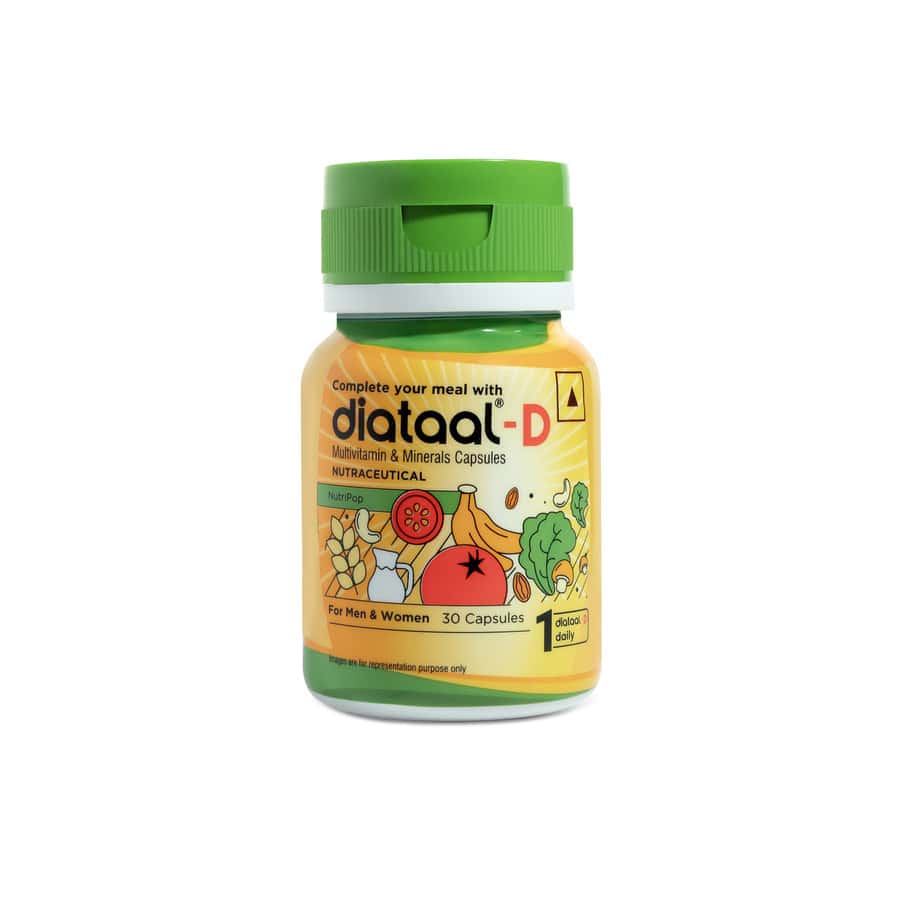 Buy DIATAAL-D MULTIVITAMIN WITH VITAMIN D FOR HEART HEALTH & STRONG ...