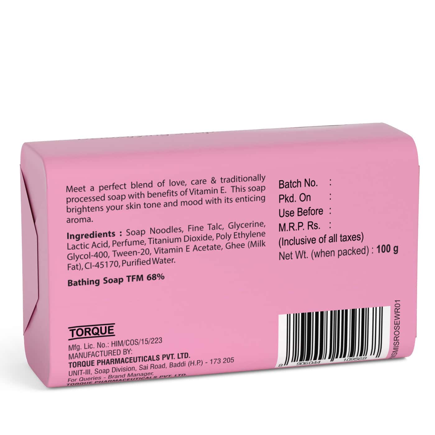 Buy REFRESH ROSE SOAP 100G PACK OF 4 Online & Get Upto 60% OFF at PharmEasy