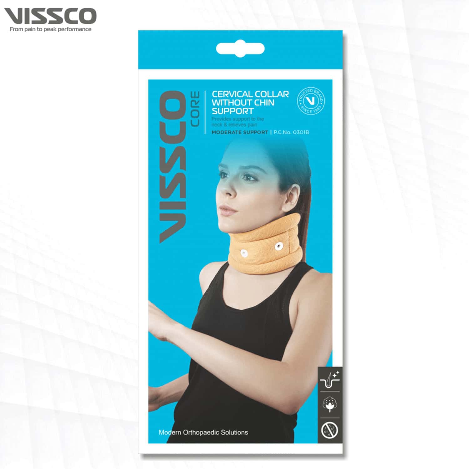 Buy VISSCO CERVICAL COLLAR WITHOUT CHIN SUPPORT|PROVIDES SUPPORT TO ...