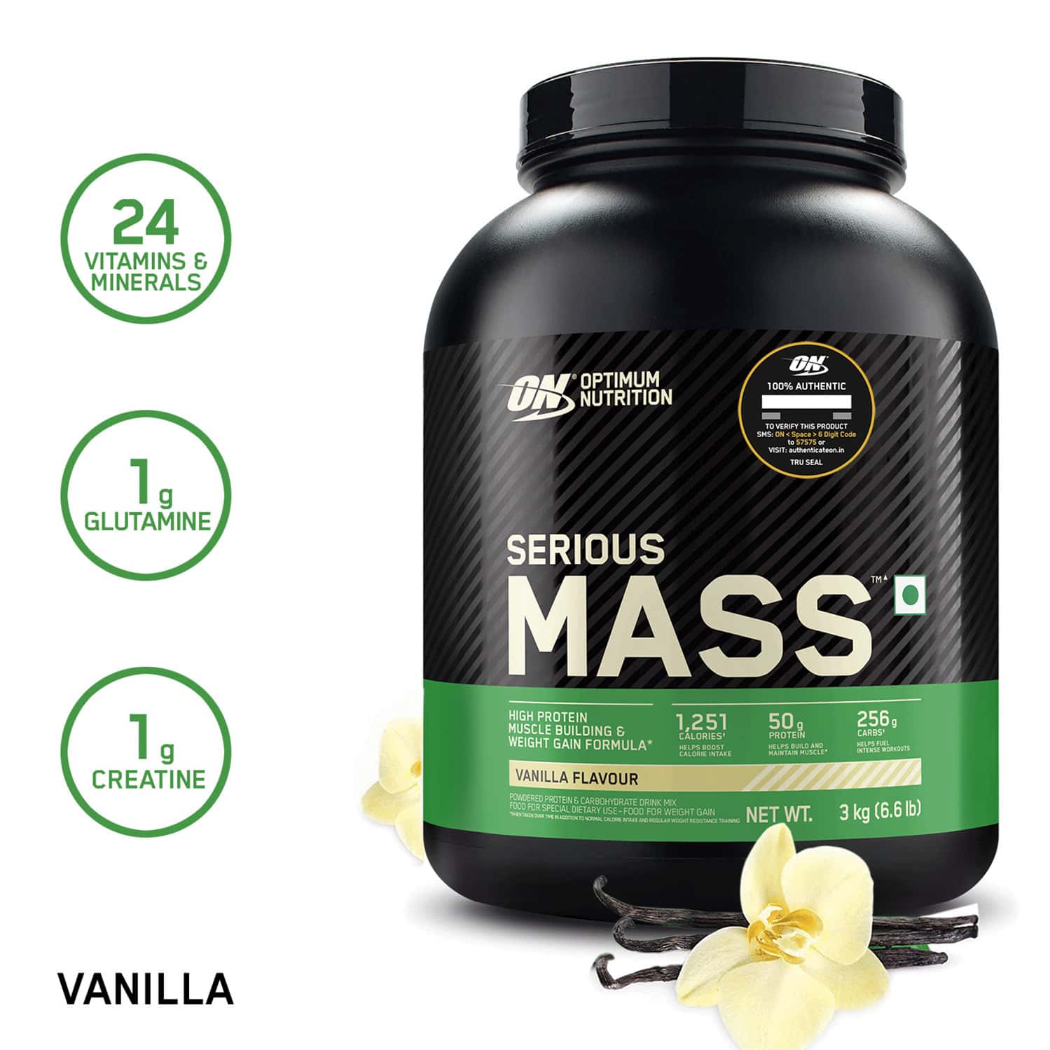 Buy OPTIMUM NUTRITION (ON) SERIOUS MASS HIGH PROTEIN HIGH CALORIE ...
