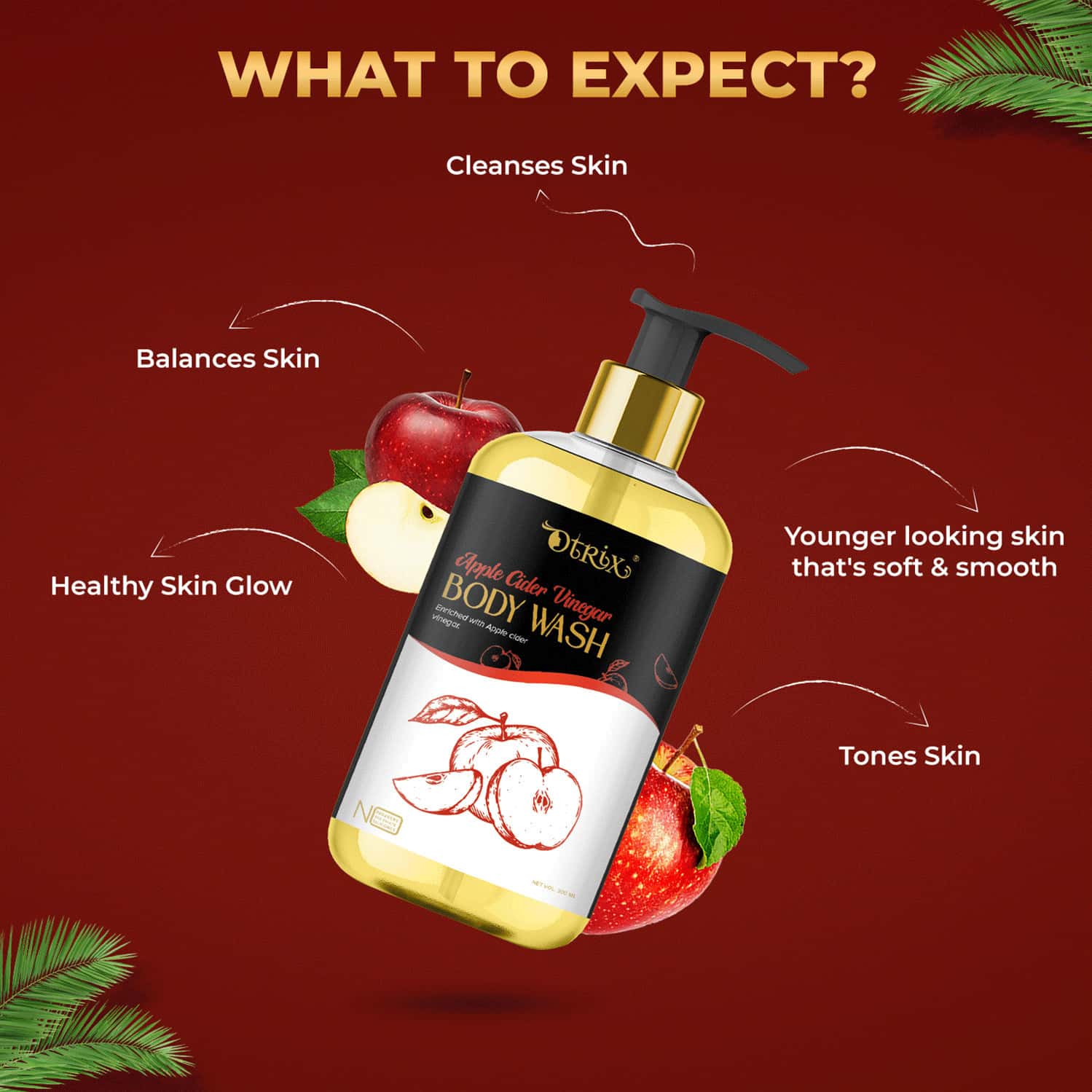 Buy OTRIX APPLE CIDER VINEGAR BODY WASH Online Get Upto 60 OFF At