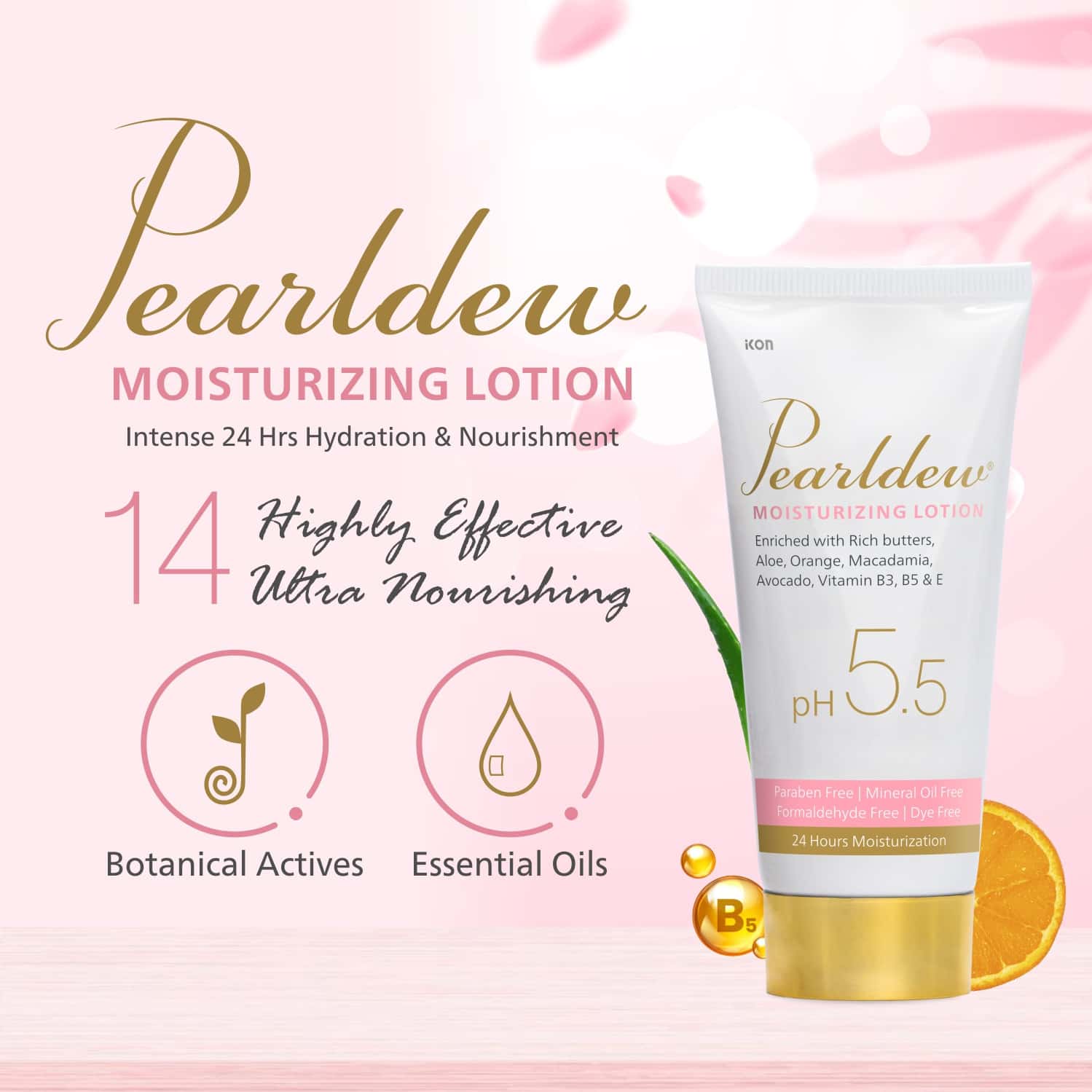 Buy PEARLDEW MOISTURIZING LOTION 100 ML | WITH ALMOND & COCOA BUTTER ...