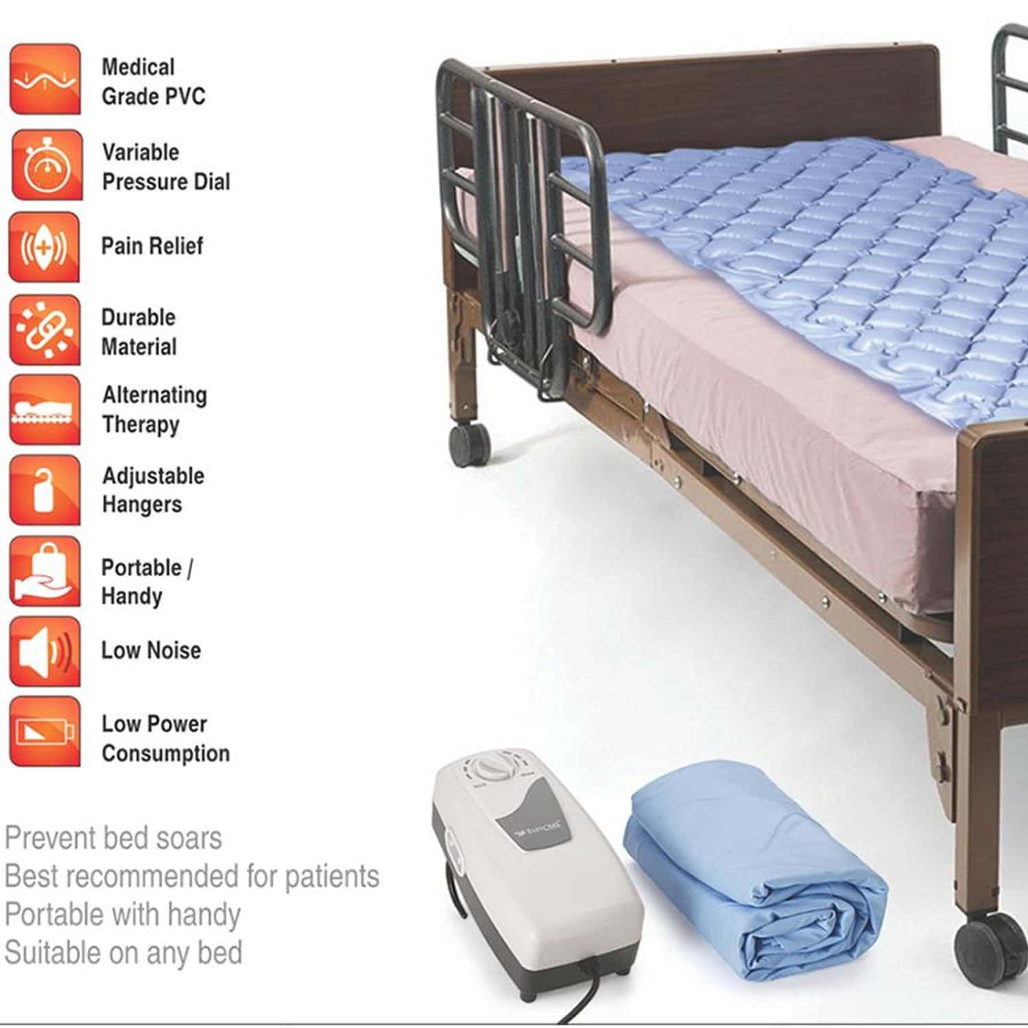 Buy EASYCARE ANTI DECUBITUS FINE MEDICAL BUBBLE MATTRESS Online & Get ...