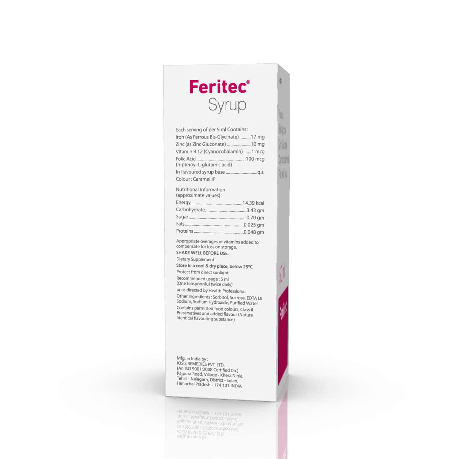 Buy FERITEC SYRUP Online & Get Upto 60% OFF at PharmEasy