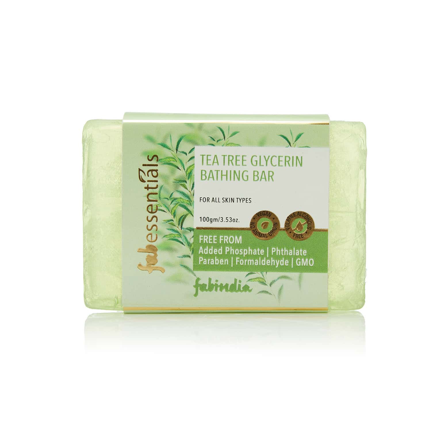 Buy FABESSENTIALS TEA TREE GLYCERIN BATHING BAR - 100 GM Online & Get Upto 60% OFF at PharmEasy