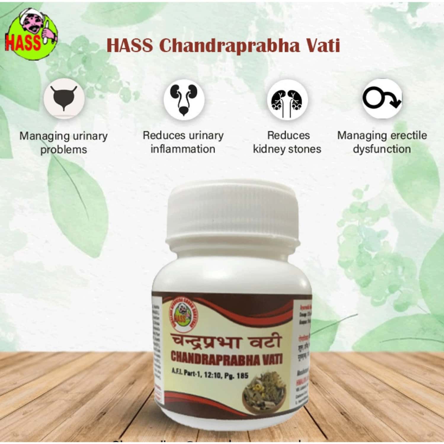 Buy HASS CHANDRAPRABHA VATI (80 TAB OF 500 MG EACH) FOR KIDNEY STONE ...