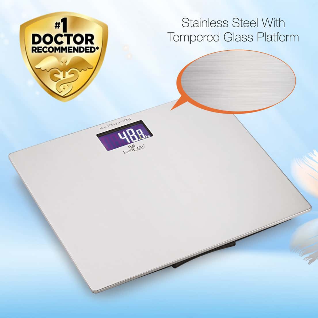 Buy EASYCARE CAPACITY 180KGS STAINLESS STEEL ELECTRONIC WEIGHING SCALE ...