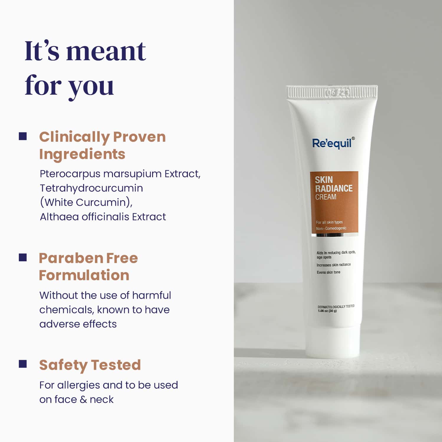 Buy RE'EQUIL SKIN RADIANCE CREAM Online & Get Upto 60% OFF at PharmEasy