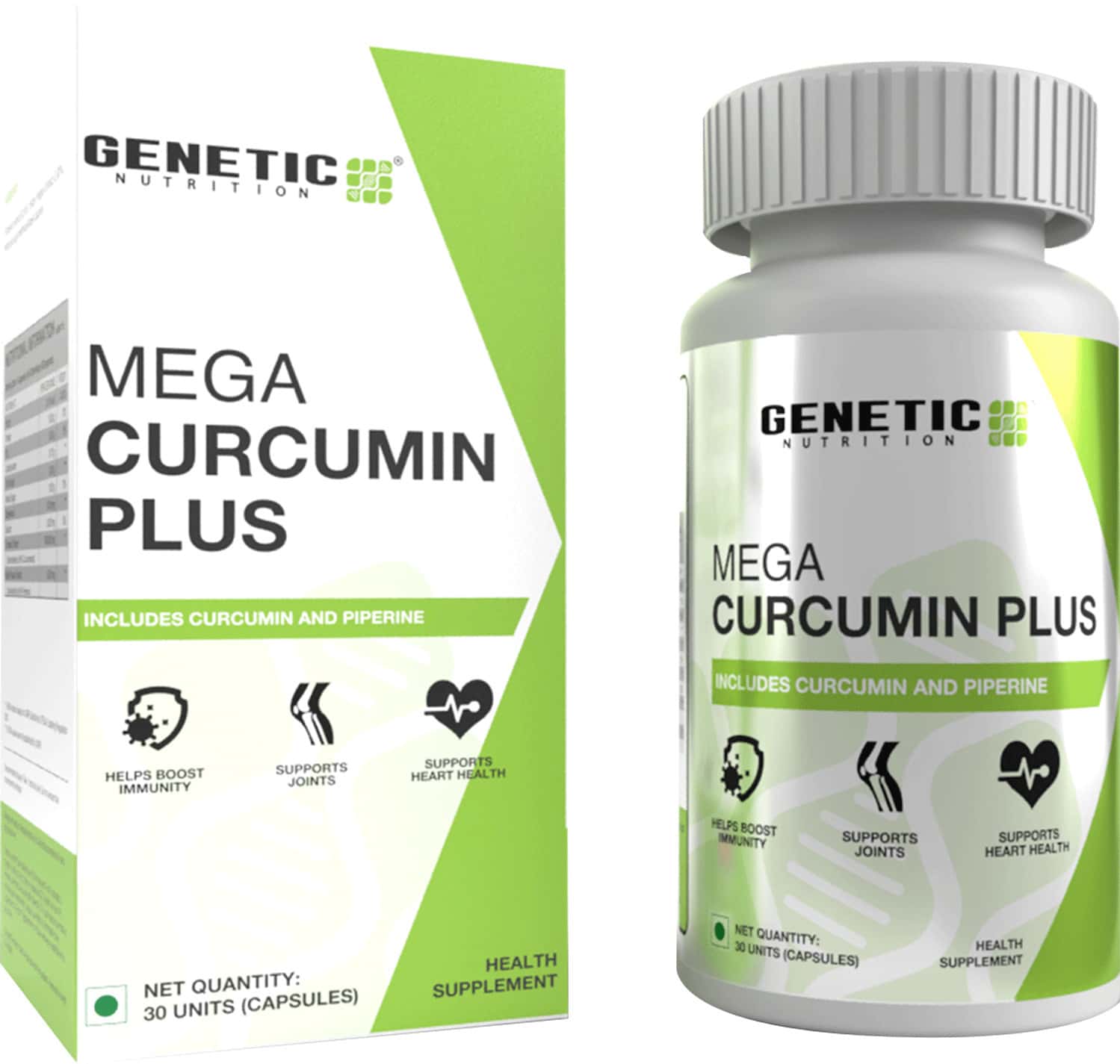 Buy GENETIC NUTRITION - MEGA CURCUMIN PLUS 30 CAPSULES Online & Get Upto 60% OFF at PharmEasy