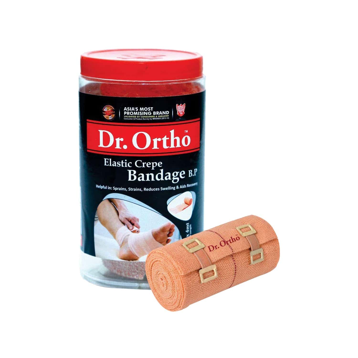 Buy Dr Ortho Elastic Crepe Bandage 10cm X 4mtr Online & Get Upto 60% ...