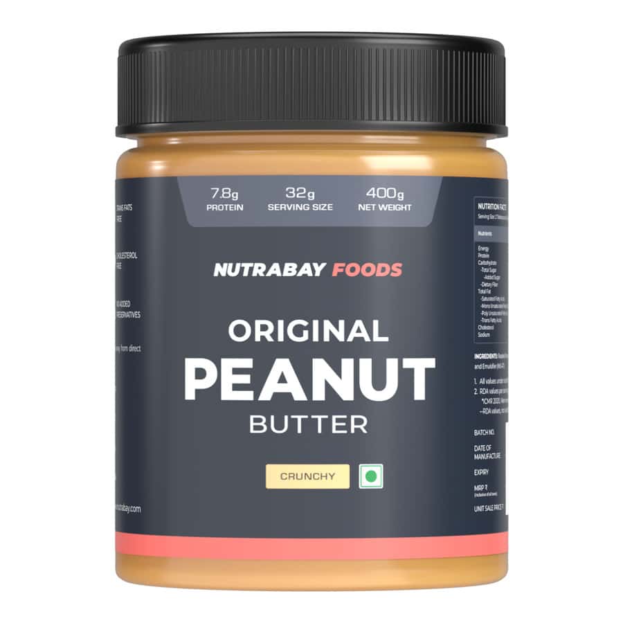 Buy NUTRABAY FOODS ORIGINAL PEANUT BUTTER (CREAMY) - 400G Online & Get ...