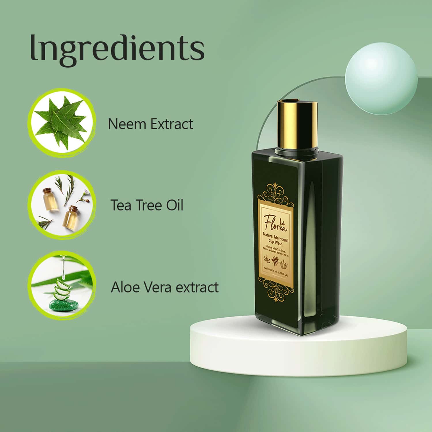 Buy FLOREN MENSTRUAL CUP WASH PREVENTS INFECTIONS BLOOD STAINS REMOVES ...