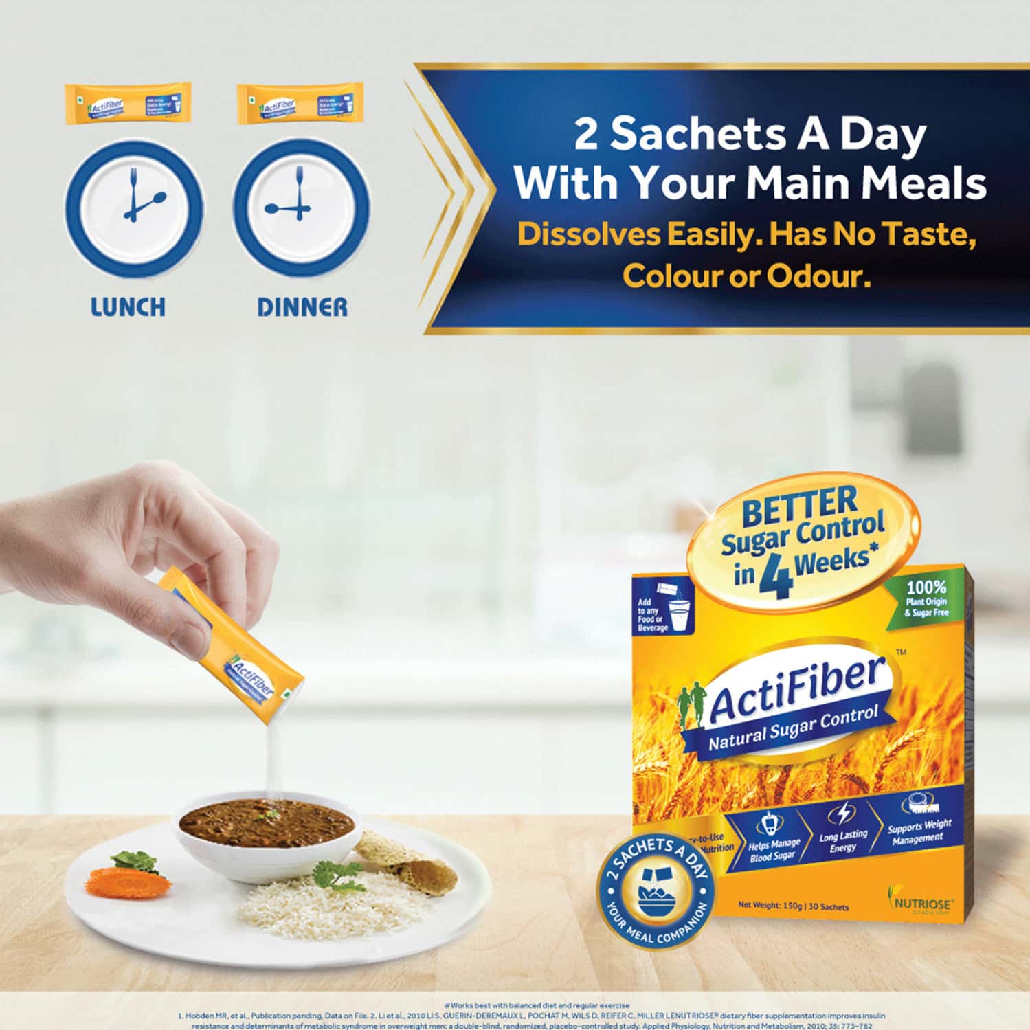 Buy ACTIFIBER NATURAL SUGAR CONTROL BOX OF 150 G Online & Get Upto 60% ...