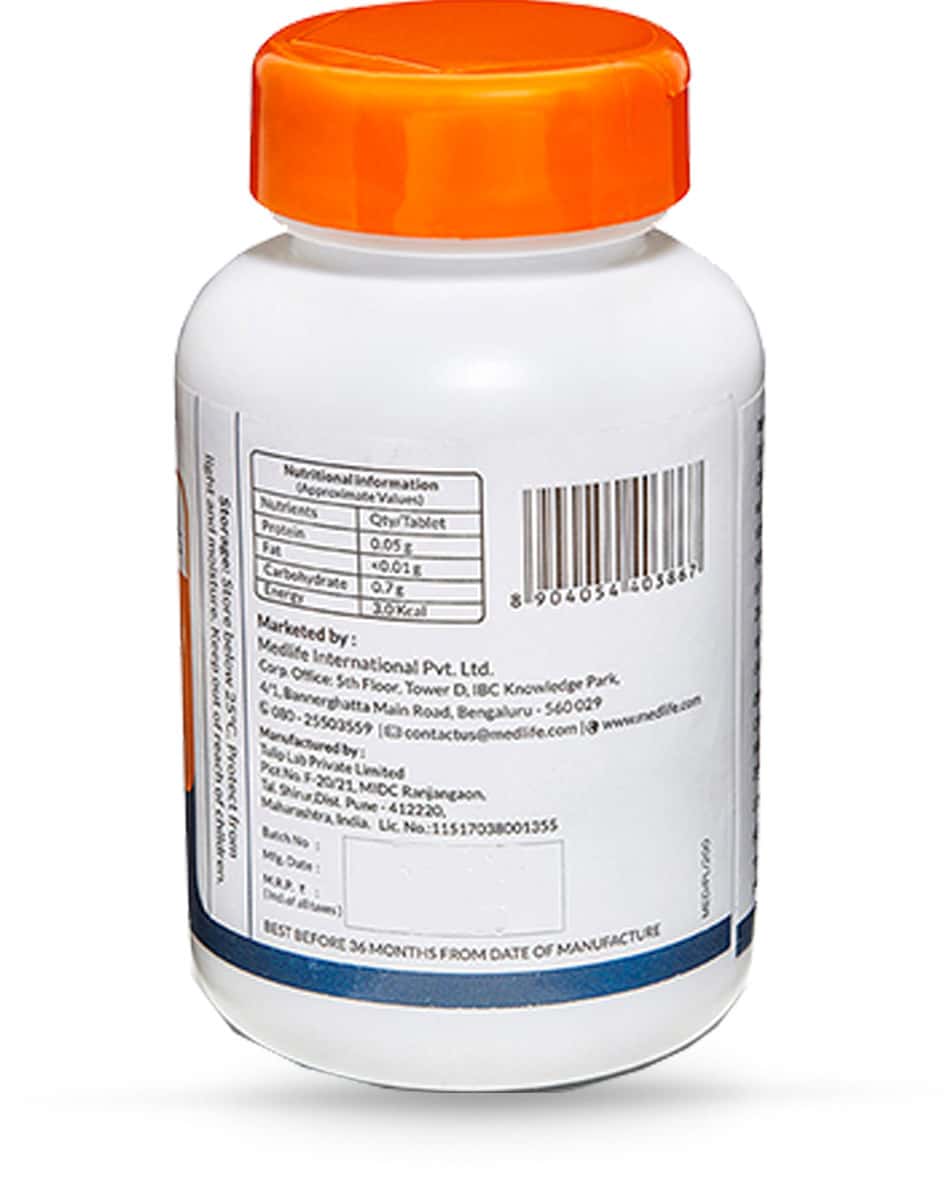 Buy MEDLIFE ESSENTIALS CALCIUM TABLET 60 Online & Get Upto 60% OFF at ...