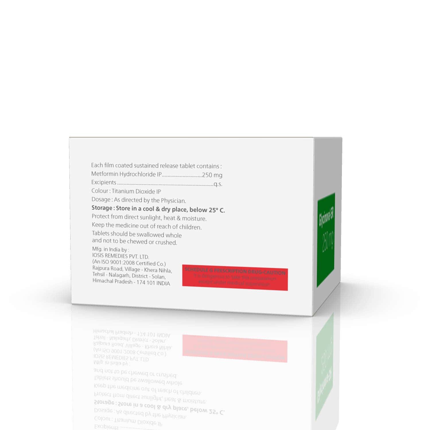 Buy Glycinova Sr 250 MG Tablet (10) Online at Flat 15% OFF | PharmEasy